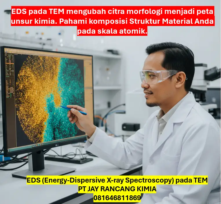 EDS (Energy-Dispersive X-ray Spectroscopy) pada TEM